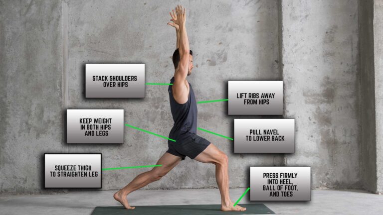 High Lunge for Beginners and Men | A Step-by-Step Tutorial - Man Flow Yoga