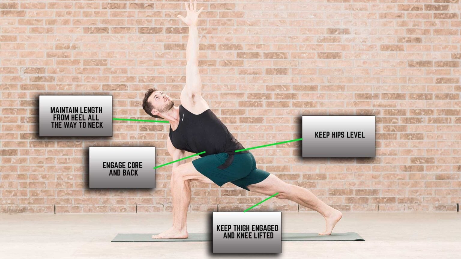 Runner’s Lunge Twist for Beginners and Men | A Step-by-Step Tutorial ...