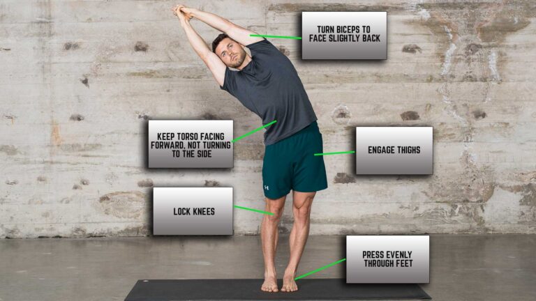 Standing Side bend for Beginners and Men | A Step-by-Step Tutorial for ...